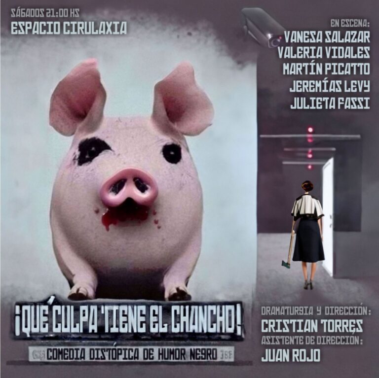 En las tablas de la sala Cirulaxia disfrutaremos "Que culpa tiene el ...